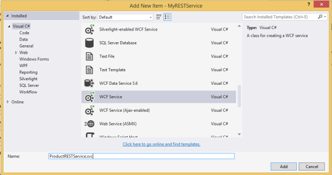 5 Simple Steps To Create Your First Restful Service Wcf Tutorial